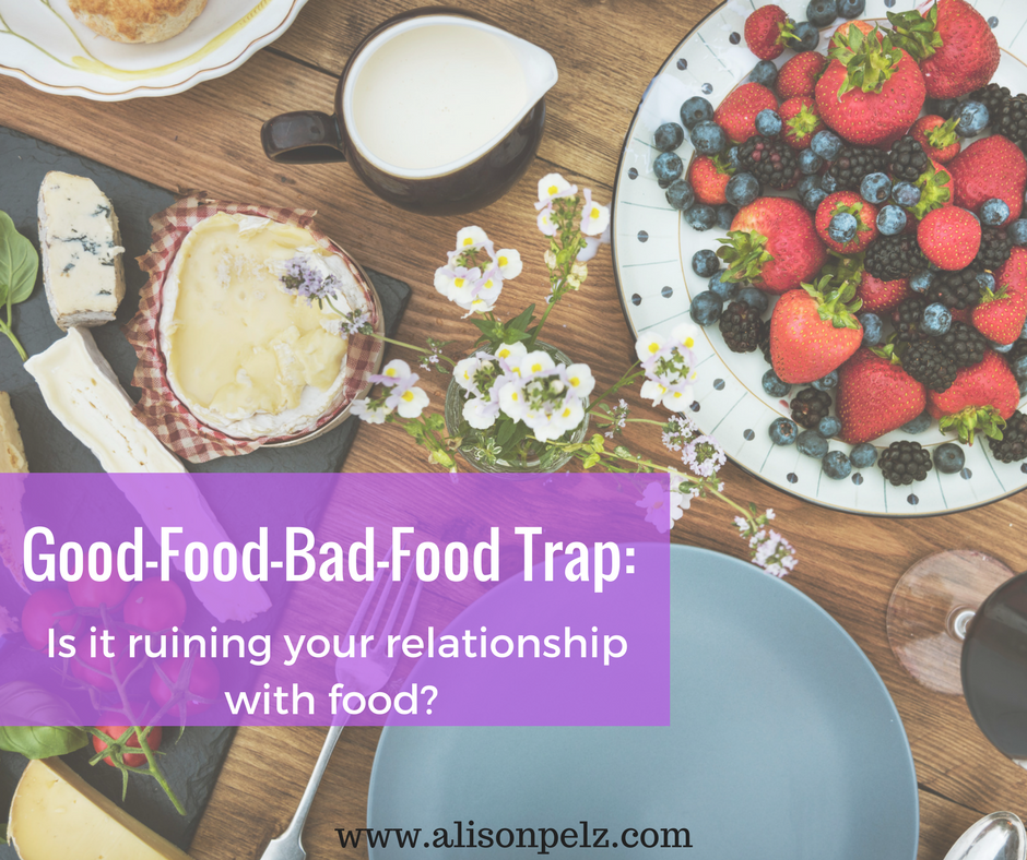 Good food bad food trap (1) · Alison Pelz, LD, RDN, LCSW